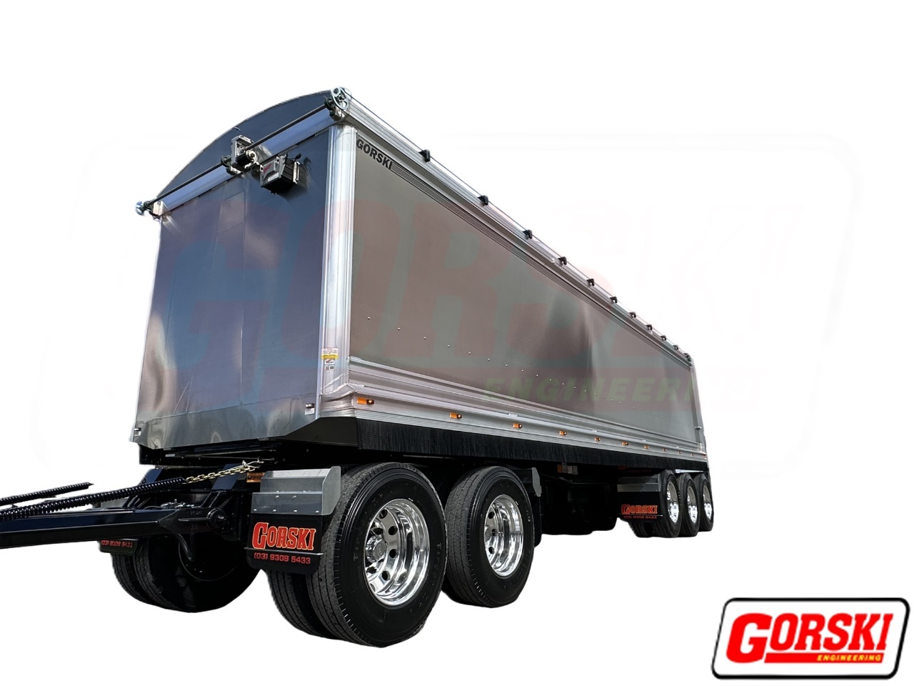 Gorski 5 Axle Dog Tipping Trailer New | Gorski Engineering