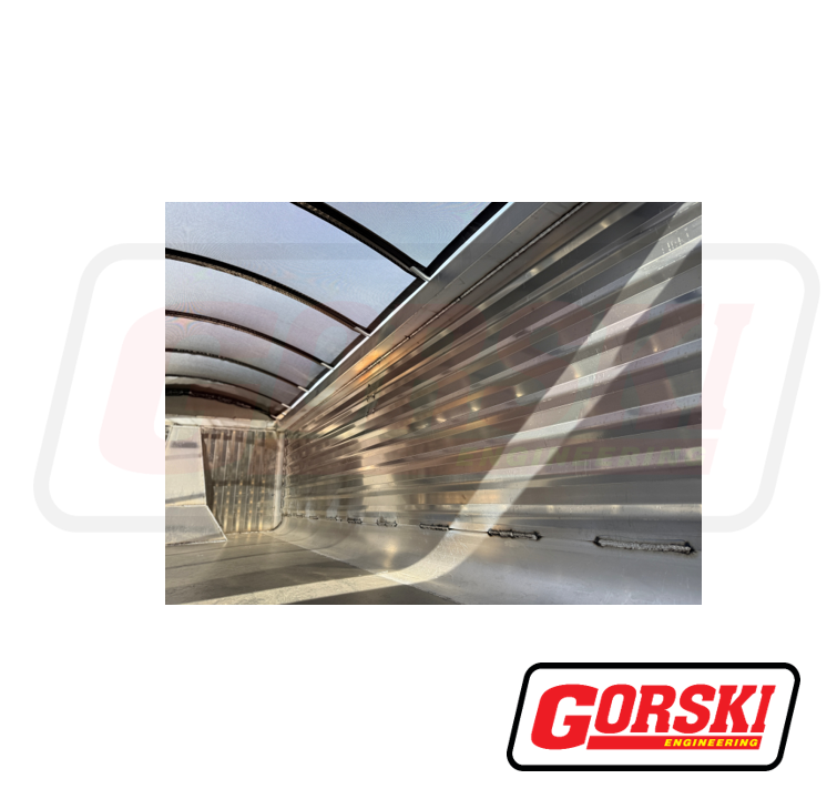 Internal Tipper Body Rocksheet 4mm Aluminium 6000mm x 1160mm folded ...