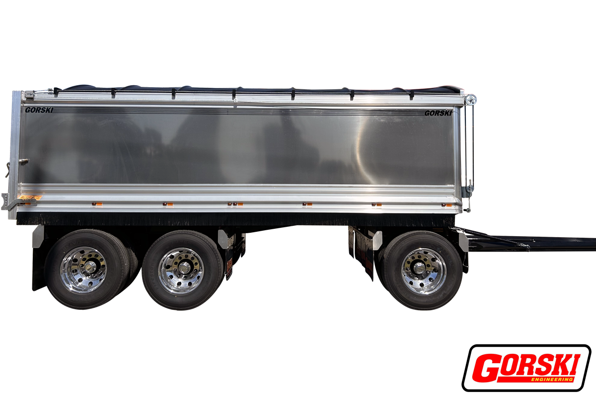 Gorski 3 Axle Dog Tipping Trailer 48T Spec Aluminium New | Gorski ...