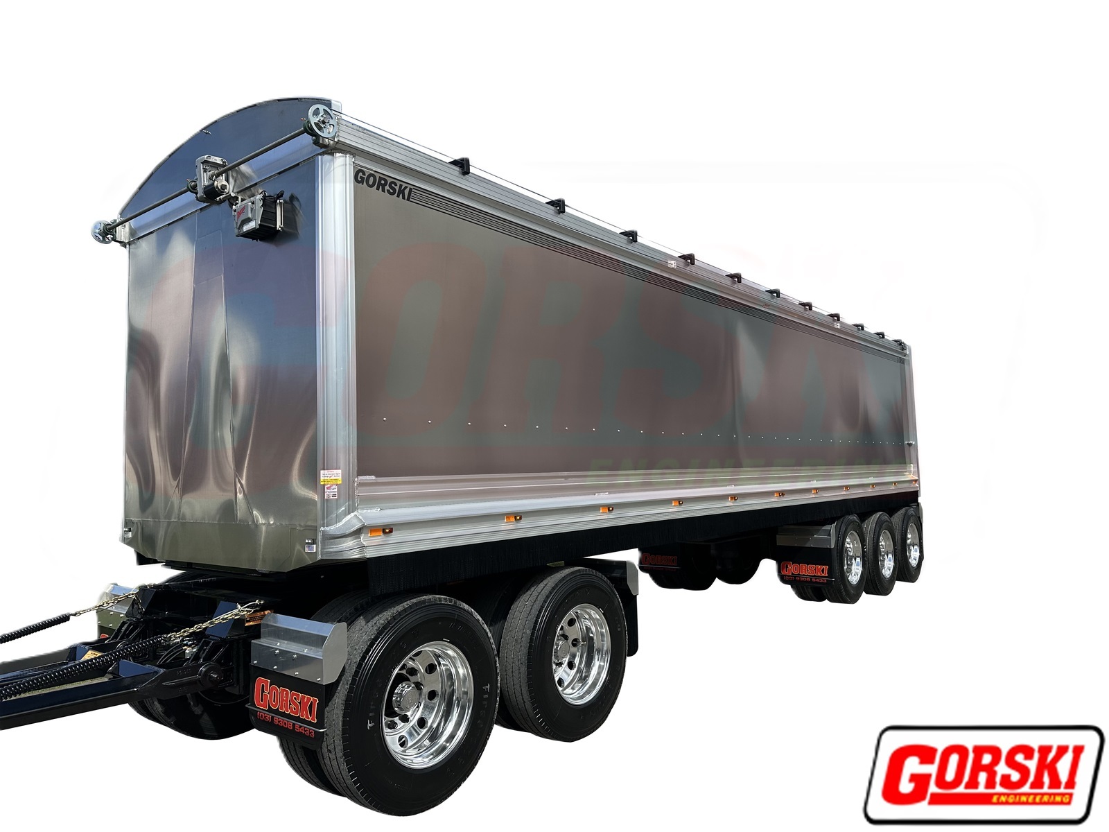 Gorski 5 Axle Dog Tipping Trailer New | Gorski Engineering