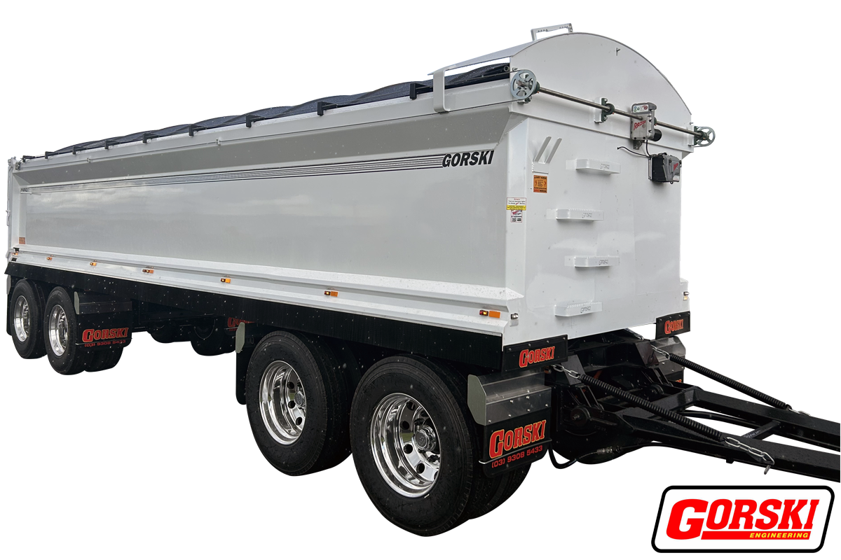 Gorski 4 Axle Dog Tipping Trailer New | Gorski Engineering