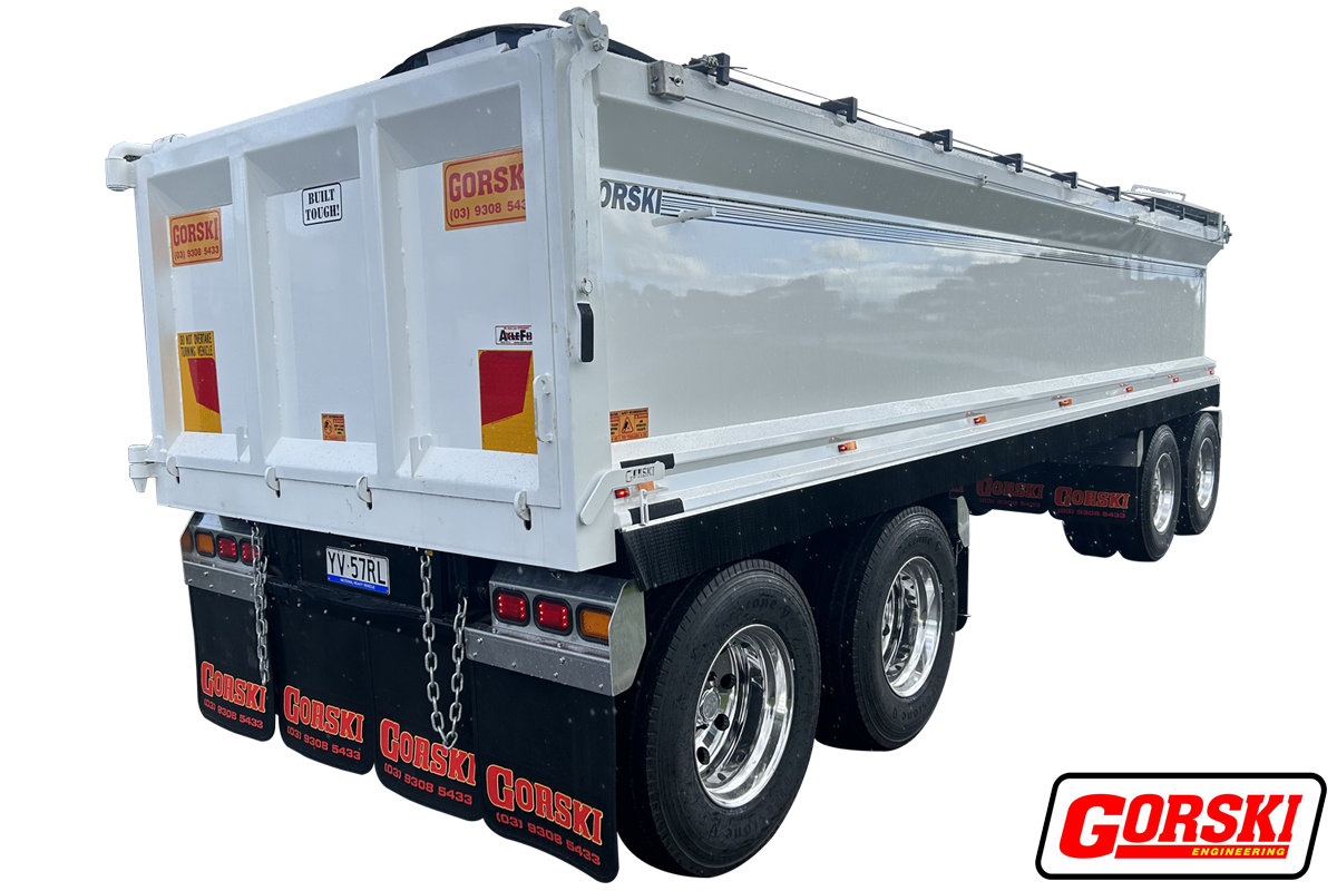 Gorski 4 Axle Dog Tipping Trailer New | Gorski Engineering