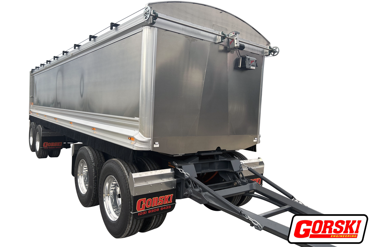 Gorski 4 Axle Dog Tipping Trailer New | Gorski Engineering
