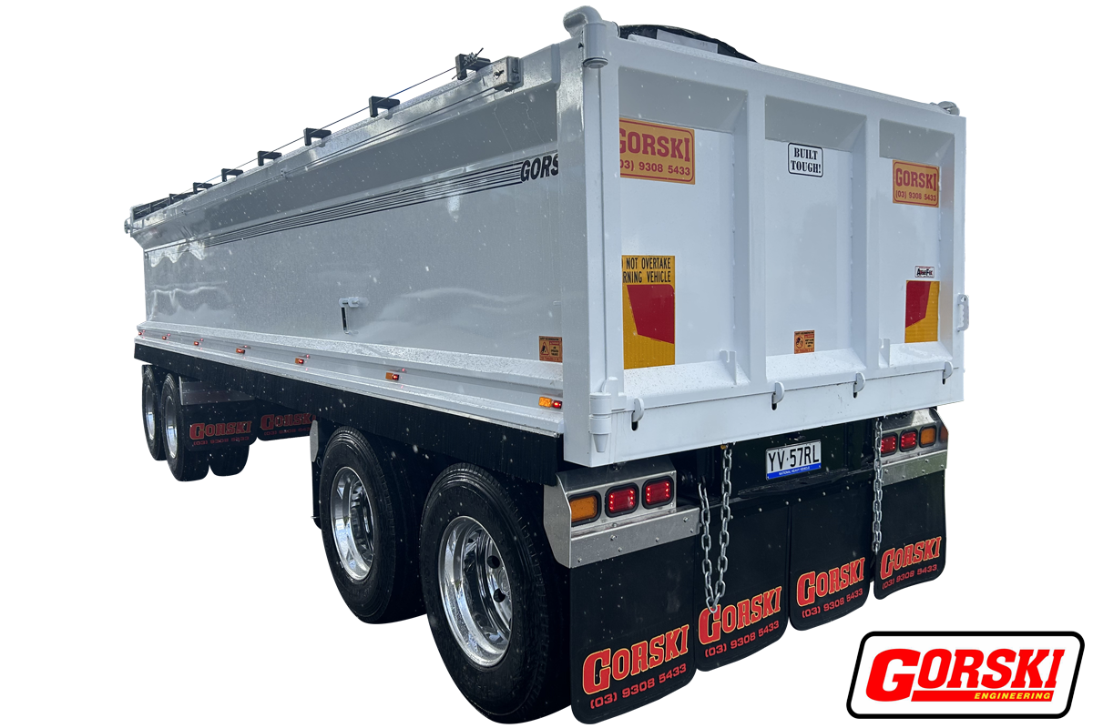 Gorski 4 Axle Dog Tipping Trailer New | Gorski Engineering