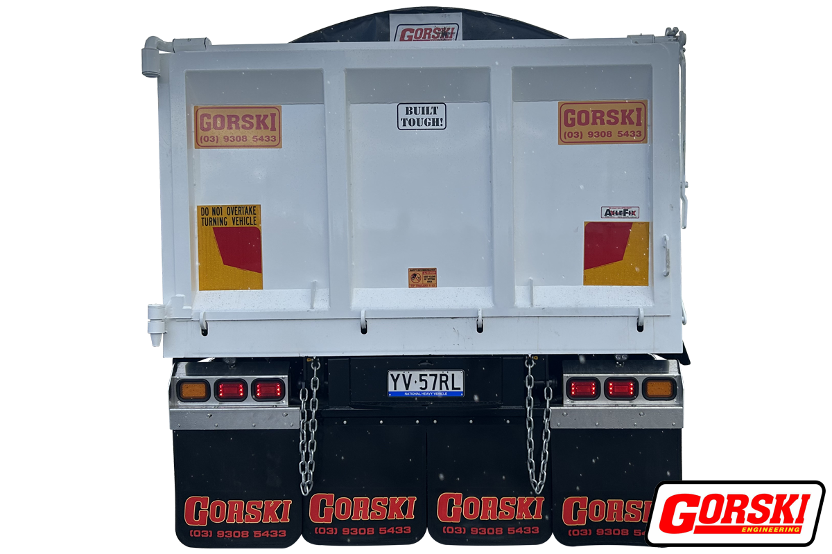 Gorski 4 Axle Dog Tipping Trailer New | Gorski Engineering